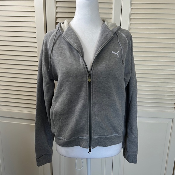 Puma | Other | Puma 2 Piece Workout Set Jacket And Pants In Gray | Poshmark